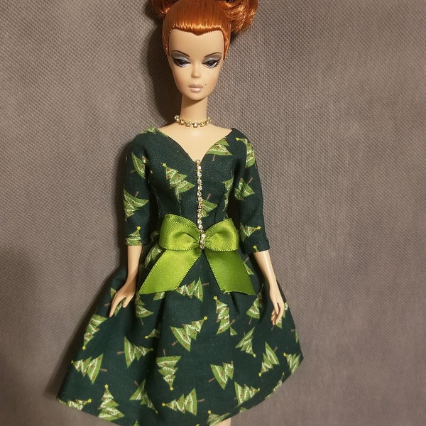 11.5"-12" Fashion Doll Dress, 1/6 Fashion Doll Dress, Handmade Fashion ...