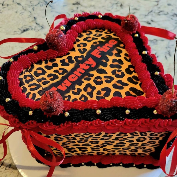 Cheetah Leopard Print Pattern Edible Picture Strips | Wrap Sides of ...