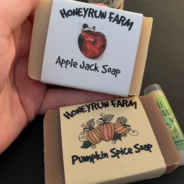 Apple Jack Soap - Natural Handcrafted Soap Made With Honey and Beeswax ...