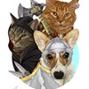 Pet Portraits With a Twist BUST, Commissioned Pet Busts, Unique Digital ...