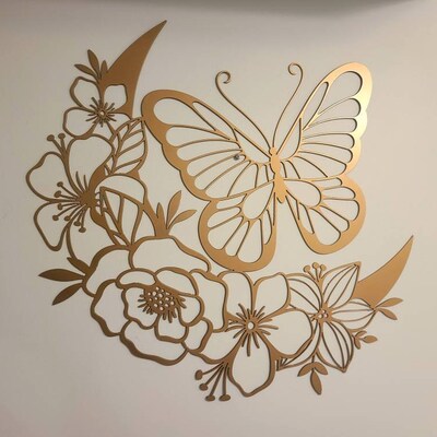 Butterfly Garden Stakes High Quality Vector Drawing File for Laser ...