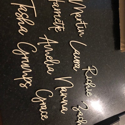 Personalised Place Names Wooden Place Names Unique Wedding - Etsy UK