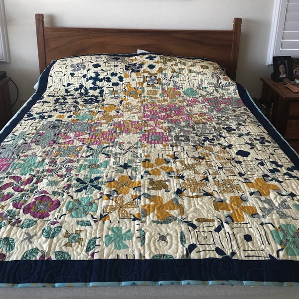 Modern and Stunning Quilt Pattern only One One Fabric, One Shape, One ...