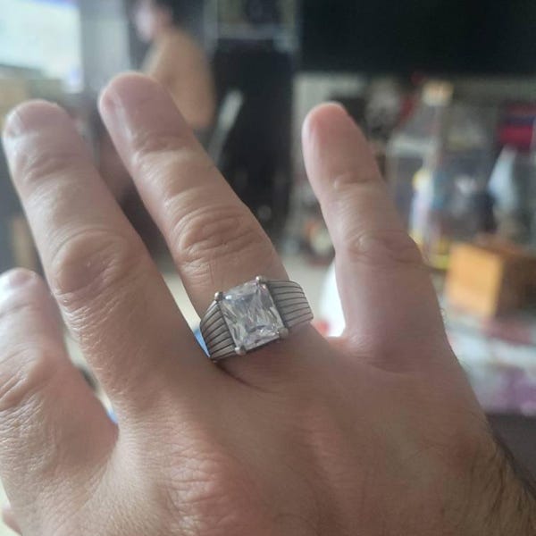 Barong God of Good Mens Ring in Silver, Balinese Mythology Gothic Ring ...