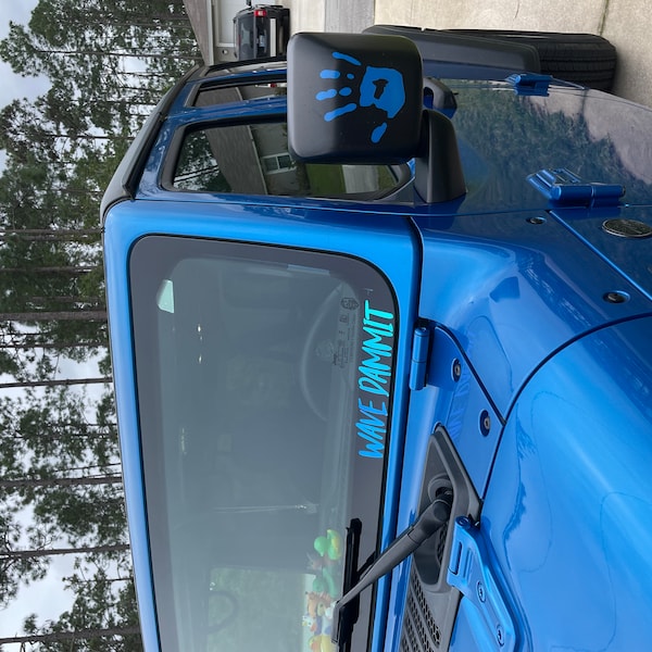 Wave Dammit | Wave Decal | 4x4 Decals | Truck Decals | Just Wave ...