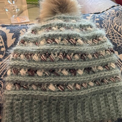 Mountain Ridge Beanie Crochet Pattern by Sheepish Stitches Toque Hat ...