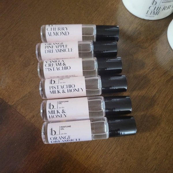 Strawberry Glazed Donut Perfume Oil Roller Gourmand Fragrance Sugar ...