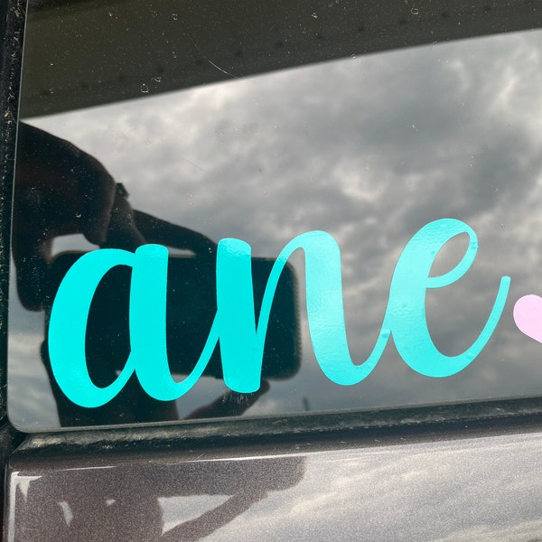 Monogram Car Decal, Vinyl Monogram, Car Monogram, Laptop Monogram ...