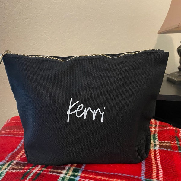 Personalized Cosmetics Bag Script Nickname Mother's Day Gift Gifts for ...