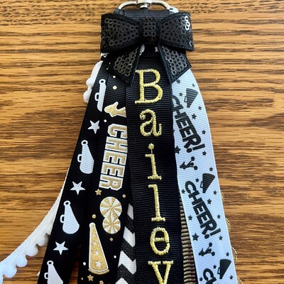 Cheer Zipper Charm/zipper Pull/cheer Bag Tag/cheer Gift/cheer/bag Tag ...