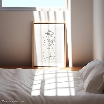 Movable Frame Photoshop Mockup for Art and Printables DIN A Vertical ...