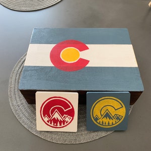 Colorado State Flag Stencil Colorado Stencil Colorado Flag - Etsy