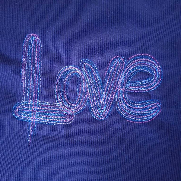 Love Machine Embroidery Designs, Valentines Embroidery Files (instant ...