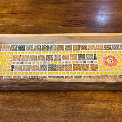 Ceramic Sun Face With Sun Rays, 11 Pcs, Bright Yellow, Whimsical Aztec ...