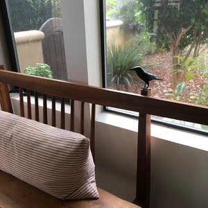 Mini Crow 3.5h Hand Carved Wooden Bird | Etsy Canada