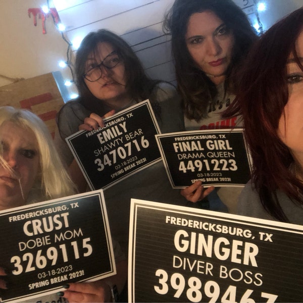 DIY Mugshot Sign Mugshot Template Unlimited Personal Use Instant ...