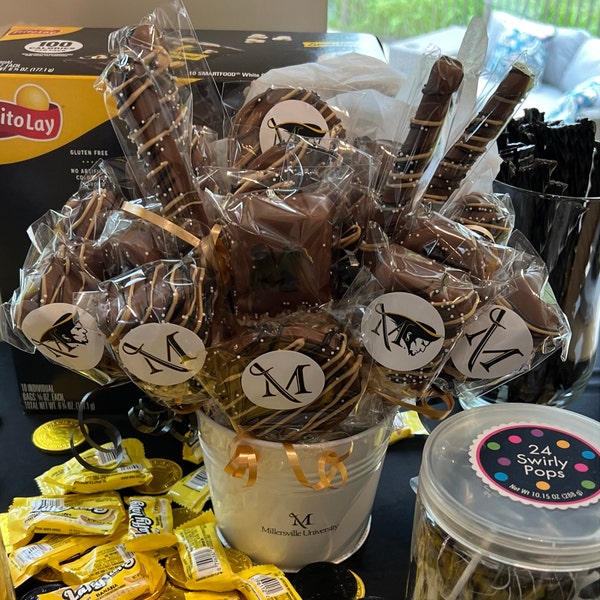 College Commit Gourmet Chocolate Gift Basket - Etsy