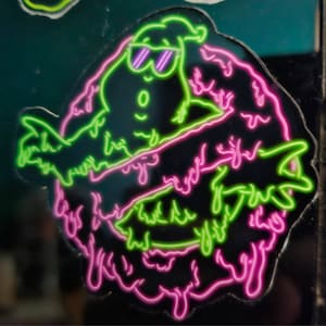 Neon Toy Story the Claw Sticker - Etsy