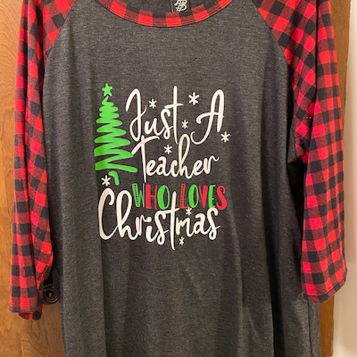 Just a Teacher Who Loves Christmas SVG Cutting File,christmas SVG ...