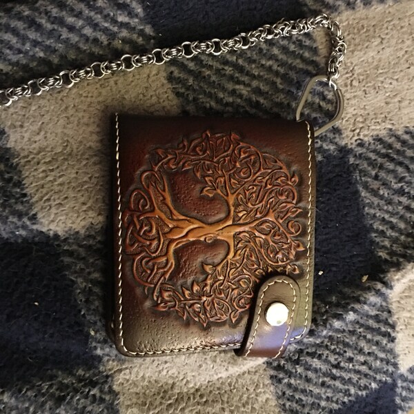 Fallout, Power Armor, Hand Tooled Wallet, Carved Wallet, Bifold Wallet ...