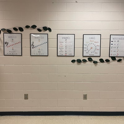 Music Theory Student Classroom Teacher Education Printable, Set of 5 ...