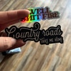 Country Roads Sticker. WV Sticker. West Virginia Sticker. Country Roads ...