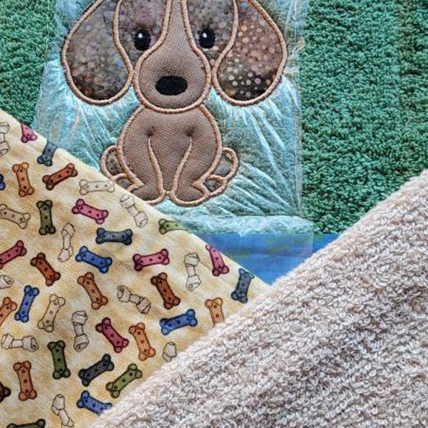 Beagle Puppy Appliqué Embroidery Design Download for Embroidery Machine ...