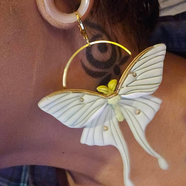 Triple Chain Loop Style Earplug Earrings, Earplug Chain, ADHD Jewelry ...