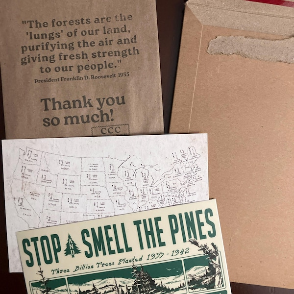 Civilian Conservation Corps Sticker Set + Bumper Sticker CCC - Etsy