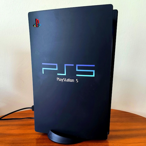 Retro PS5 Playstation 2 Logo Sticker, PS2 Logo Vinyl Decal Sticker for ...