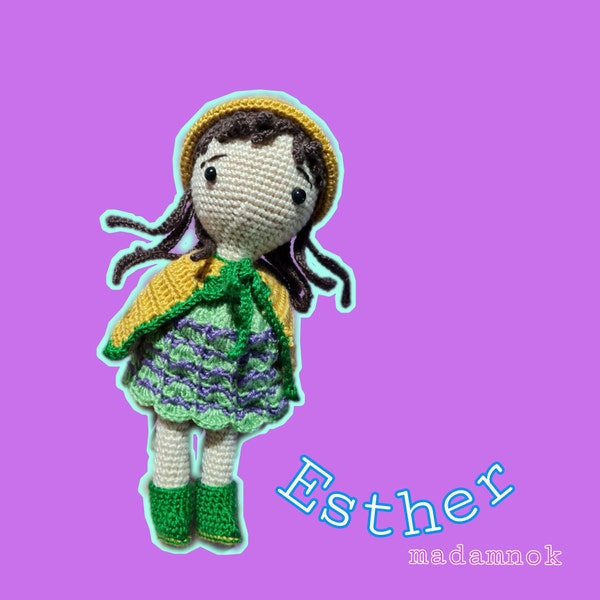 Patron Amigurumi poupée au crochet Esther Patron PDF - Etsy France