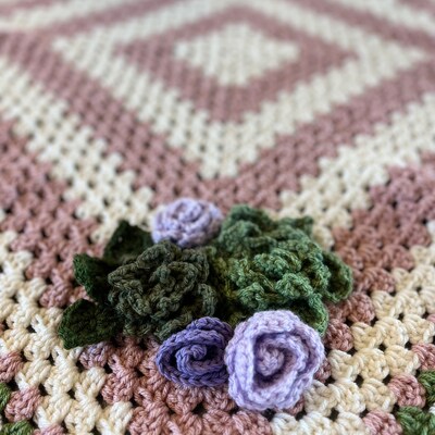 Crochet Thistle Pattern Step by Step Crochet Flower Pattern With ...