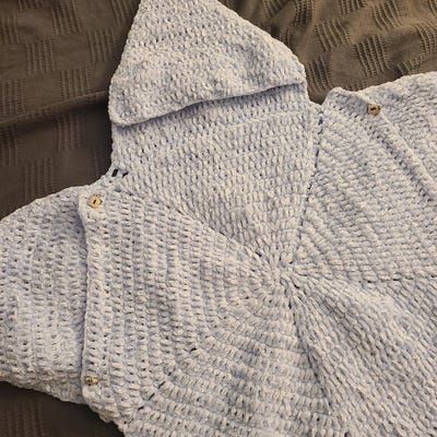 Pattern Crochet Baby Star Bunting/snuggle Suit/bodysuit Instant ...