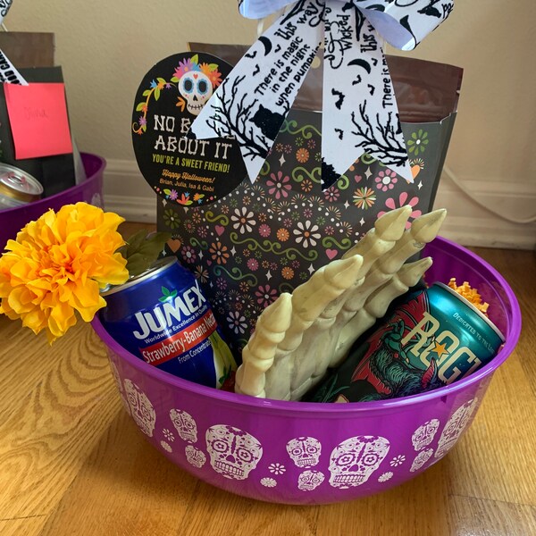 No Bones About It You're a Sweet Friend Halloween Gift Tag, Halloween ...