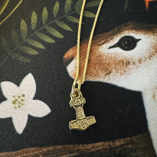 Solid, Gold, 14k, Yellow, Cross, Ragnar, Ragnar’s Cross, Pendant ...