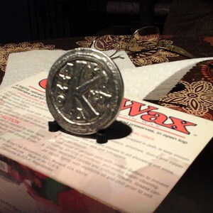 Anglo-saxon WOLF HEADED SERPENT silver Sceat 600S A.D. Graphite Coin ...