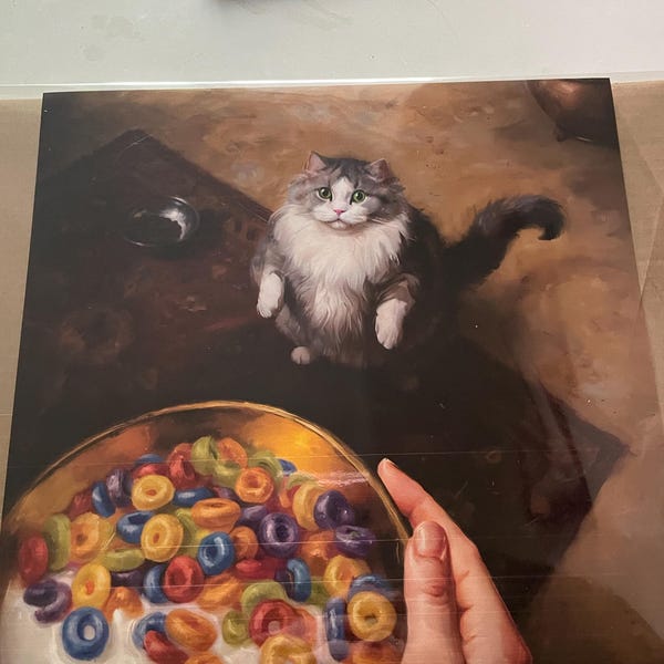 Tequila Cat Meme Art Re-imagined in Renaissance Painting Style on ...
