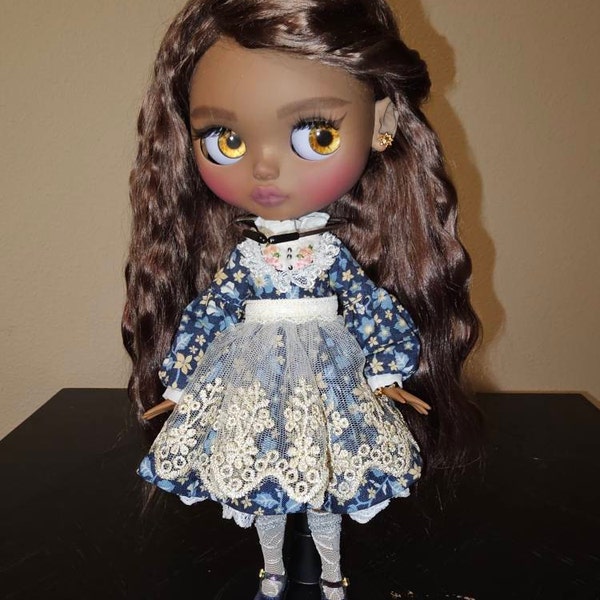 Custom Blythe Doll , Factory Joint Body Fake Base, White Skin, Come ...