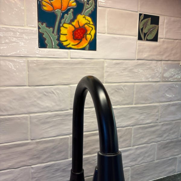 Hand Glazed Ceramic 6"x6" Monarch Butterfly Tile Trivet - Etsy