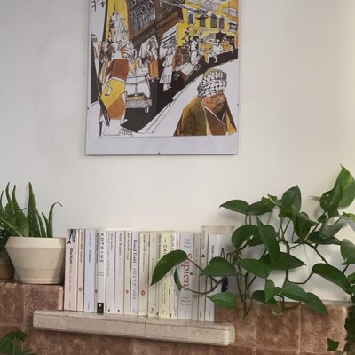 9x12 in Original Iraqi Drawing Iraq Alzahawee Iraqi Poet - Etsy