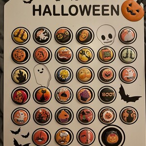 Days of the Week Calendar Set of 7 Button Days of the Week - Etsy