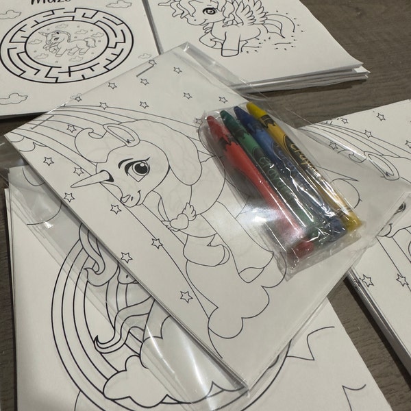 Unicorn Activity Book for Kids: 340 Printable Unicorn Coloring Pages ...