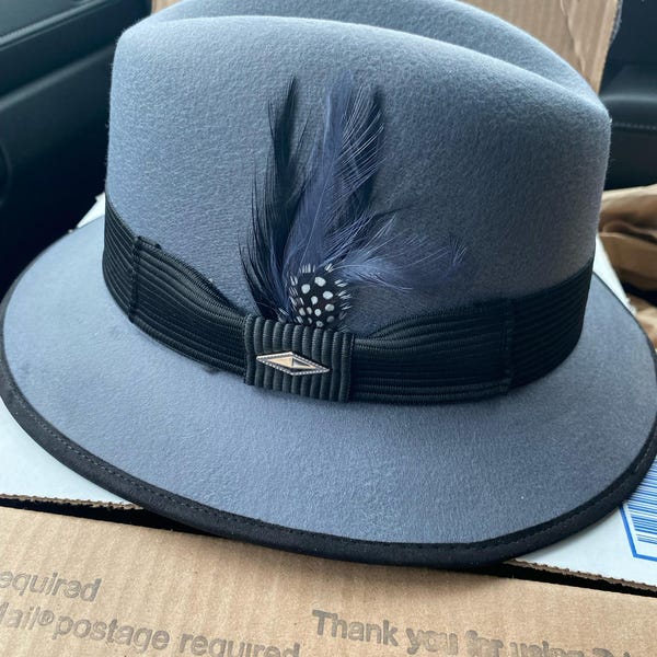 White Lowrider Fedora Chicano Hat - Etsy