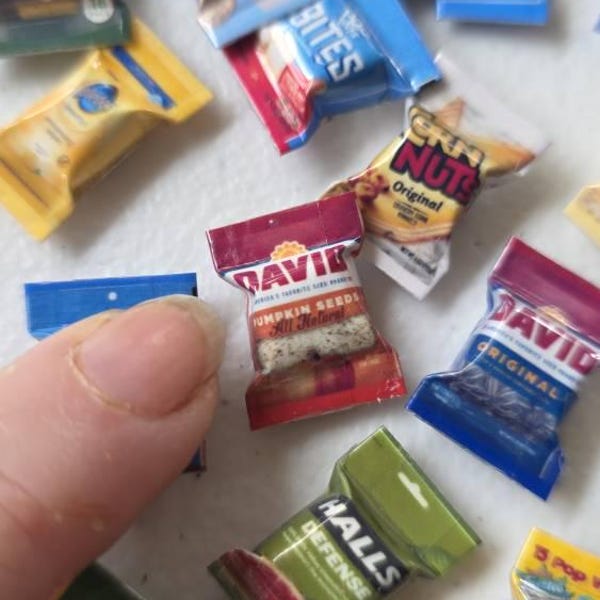 Mini Nut & Seed Bags Pretend (each Sold Separately) - Etsy