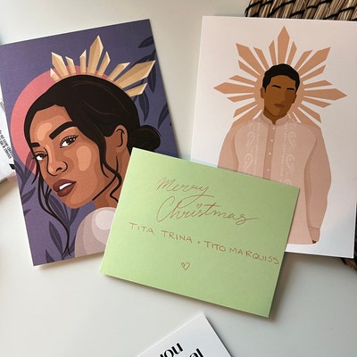 White Filipina Queen Digital Download Filipiniana Illustration Design ...