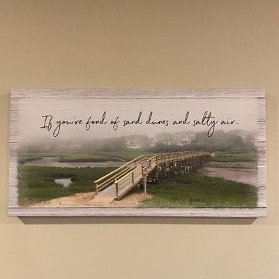 Shore House Personalized Sign Custom Canvas Print for Your Beach House ...