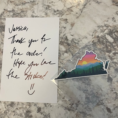 VA Sticker for Laptop Virginia Decal Car Virginia State - Etsy