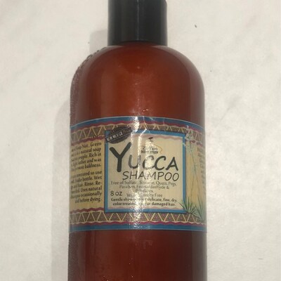 Yucca Shampoo 8 Oz Soapwort Shampoo Soap Nut Shampoo Sulfate Free SLS ...