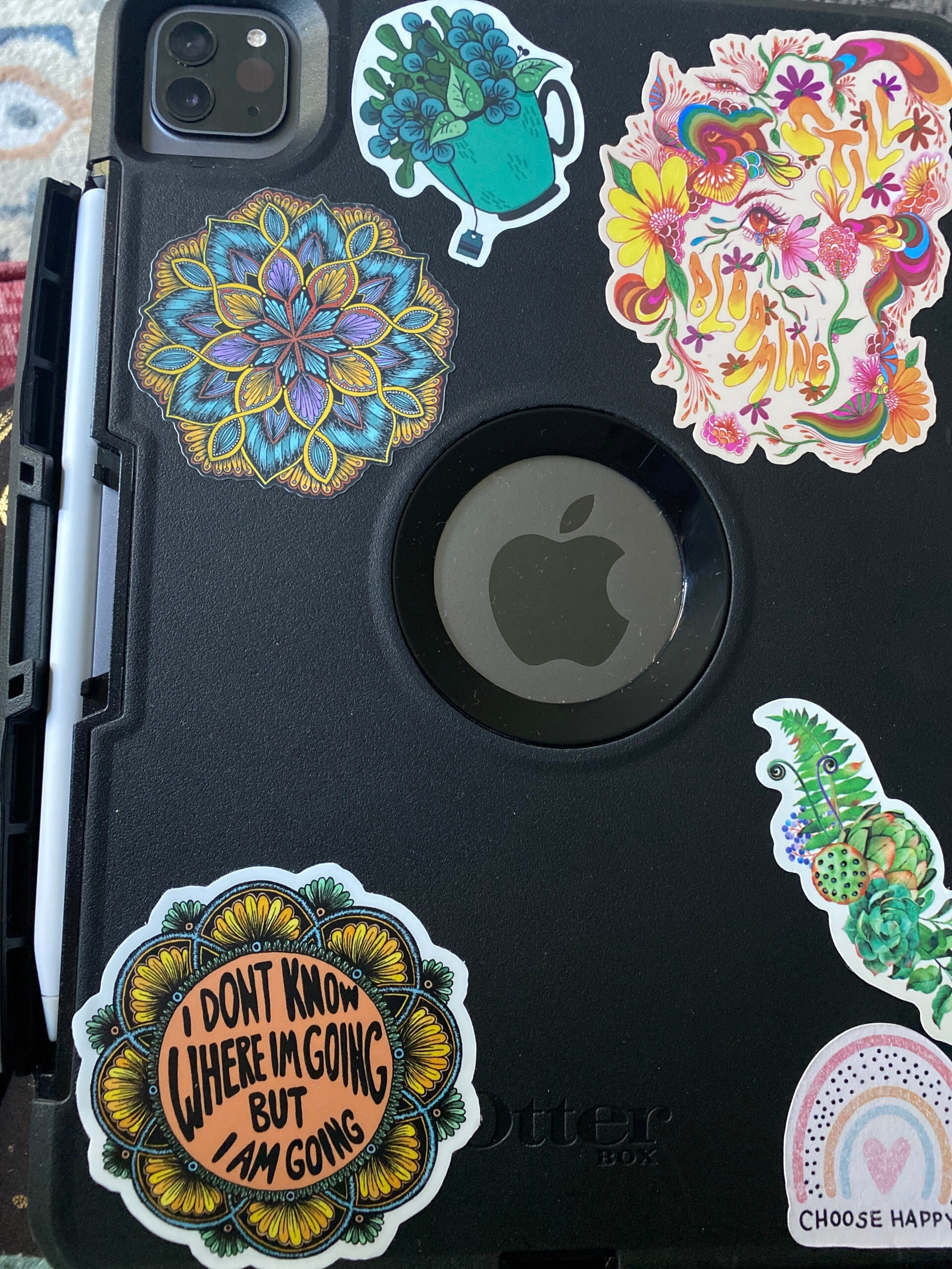 Colorful Mandala Sticker | Etsy