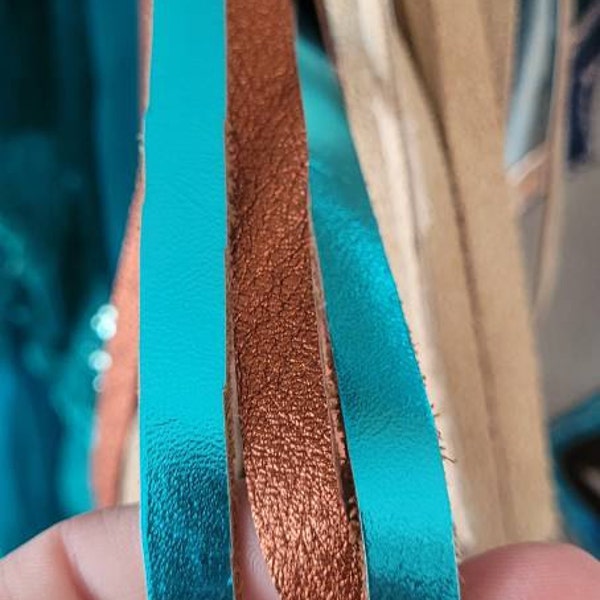 SALE Dark Tan Leather Hides, Genuine Lambskin, Rustic Finish ...